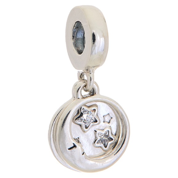 Pandora | Jewelry | Pandora Moon Star Dangle Charm | Poshmark